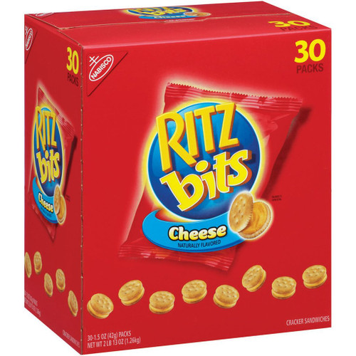 Ritz, Cheese Bits, 1.5 Oz Bag, (30 Count) - RocketDSD