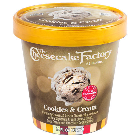 The Cheesecake Factory, Cookies & Cream, Pint (1 Count) - RocketDSD