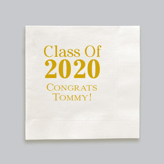 Personalized Graduation Napkins | Grad Napkins | StationeryXpress