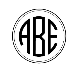 ABE Personalized Self-Inking Monogram Stamp | StationeryXpress