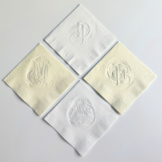 Your Logo Napkins - 200 Embossed Custom Napkins | EG2673 | StationeryXpress
