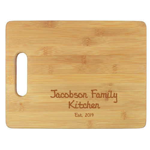 Family Personalized Cutting Board - Engraved | EG4018 | StationeryXpress
