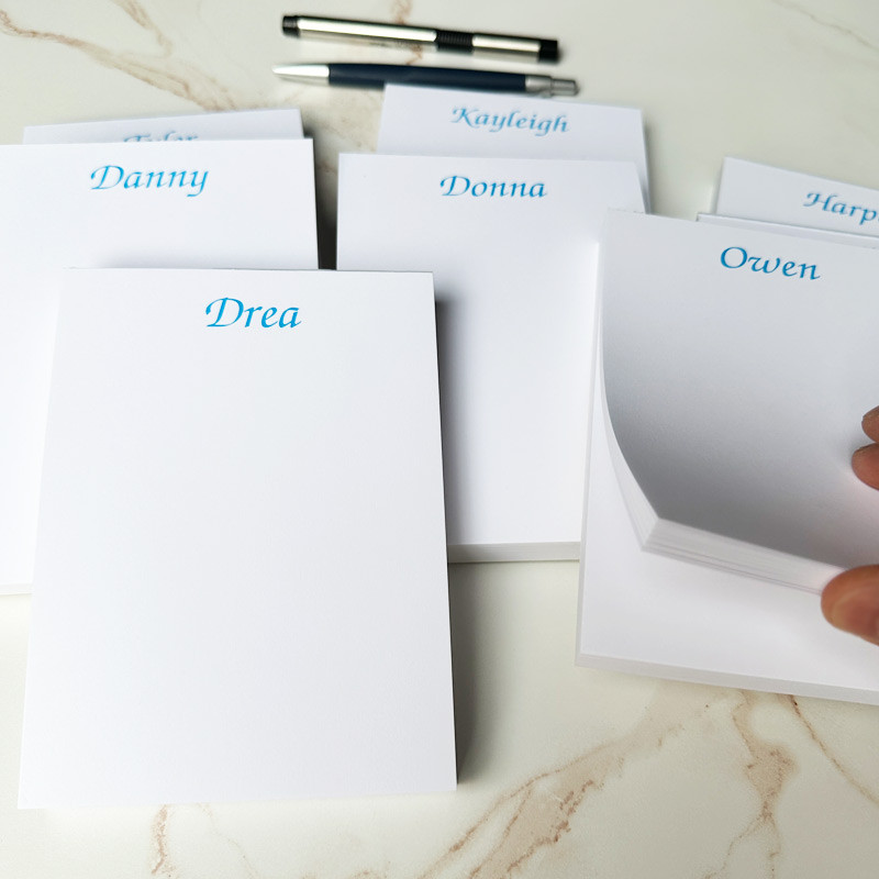 8 Custom Notepads & 8 Names! 800 Custom Memo Sheets! | EG7071 ...