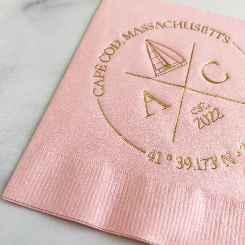 Your Logo Napkins - Fully Custom High-Quality Foil-Pressed Napkins ...