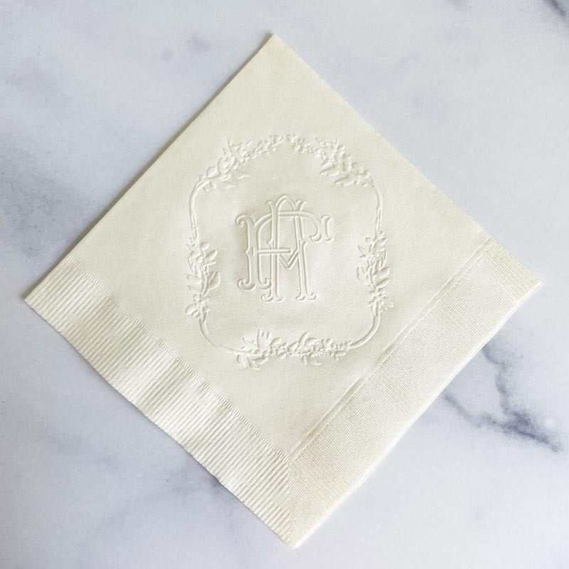 Your Logo Napkins - 200 Embossed Custom Napkins | EG2673 | StationeryXpress