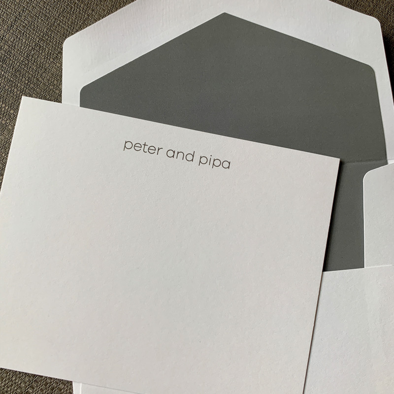 Your Logo Printed on Flat Cards (4" x 5") - Optional Matte Ink Printed ...