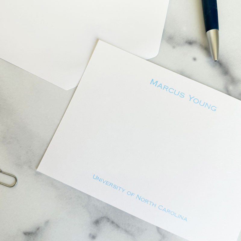 Professional Personalized Flat Cards - Flat Ink | EGD7094 ...