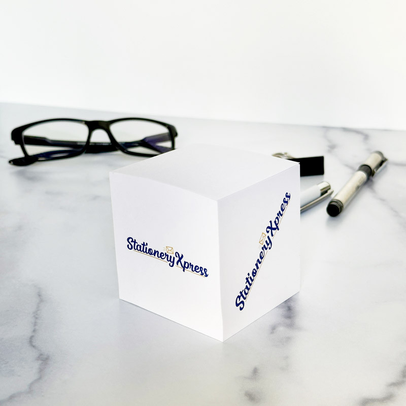 Your Logo/Artwork 2.75" x 2.75" Post-It Notes Cube, 600 Sheets Per Cube ...
