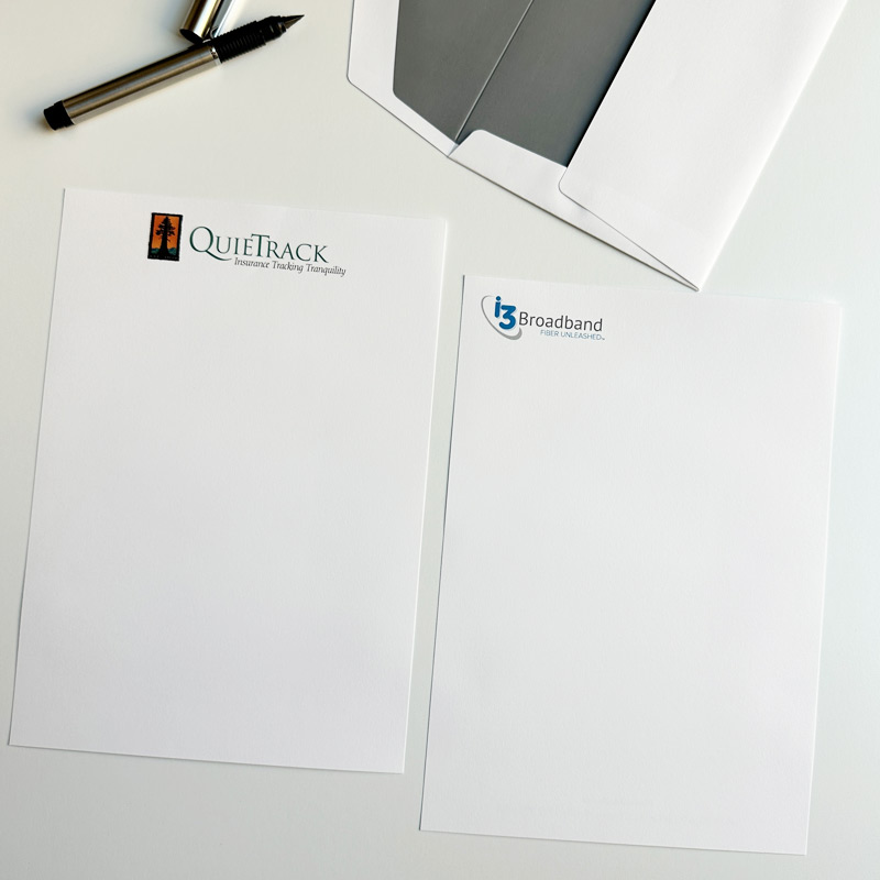 Personalized Business Letterhead - Full Color Letter Sheets | EG2144 ...