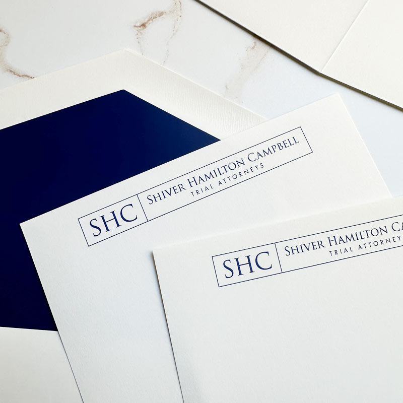 Personalized Business Letterhead - Raised Ink Letter Sheets | EG2145 ...