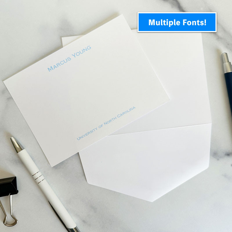 Professional Personalized Flat Cards - Flat Ink | EGD7094 ...