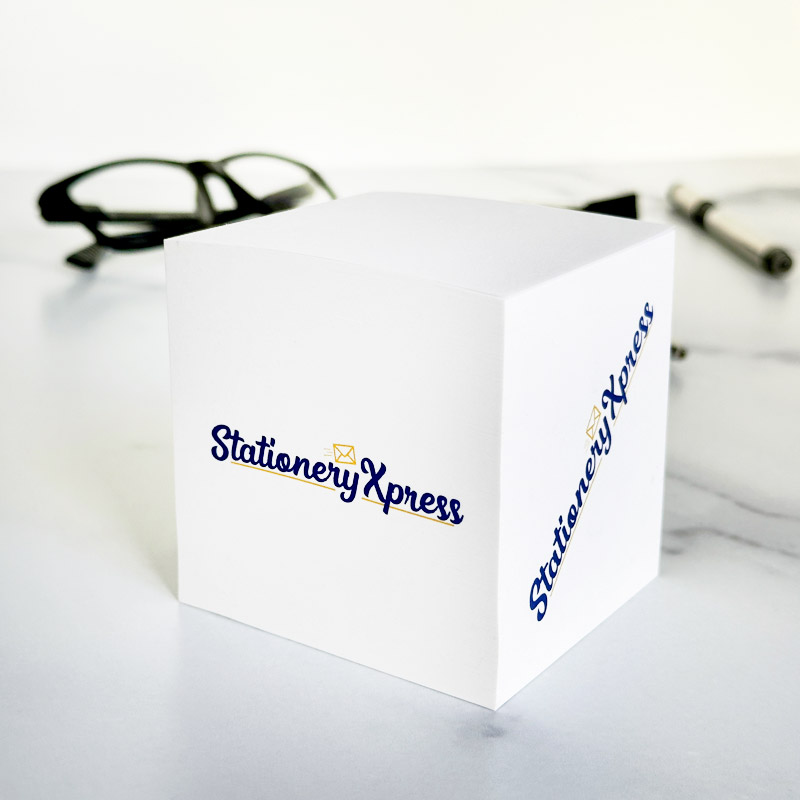 Your Logo/Artwork 2.75" x 2.75" Post-It Notes Cube, 600 Sheets Per Cube ...