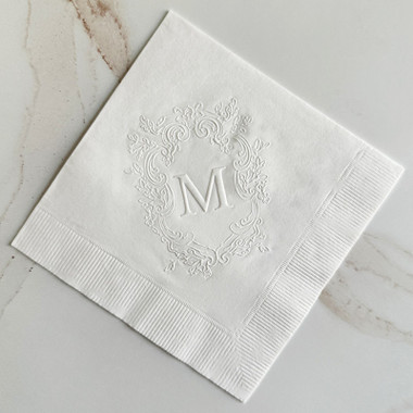 Your Logo Napkins - 200 Embossed Custom Napkins | EG2673 | StationeryXpress