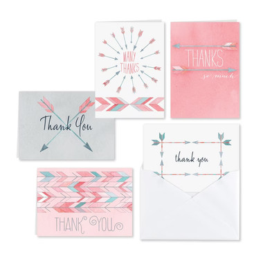 Thank You Assortment Pack | Pre-Printed Notes | 25 Beautiful Thank You ...
