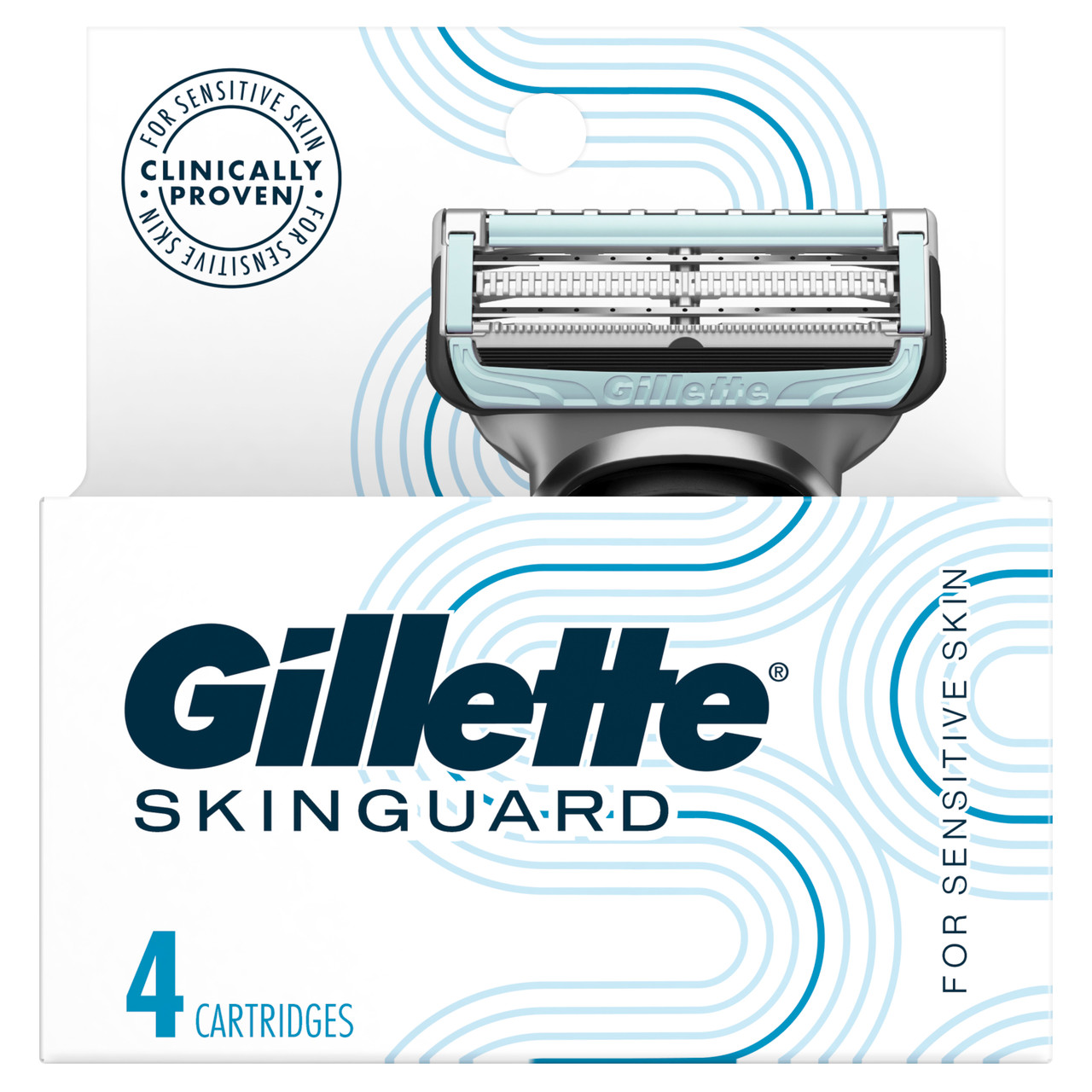 SkinGuard Razor Blades for Sensitive Skin - 4 Refills | Gillette
