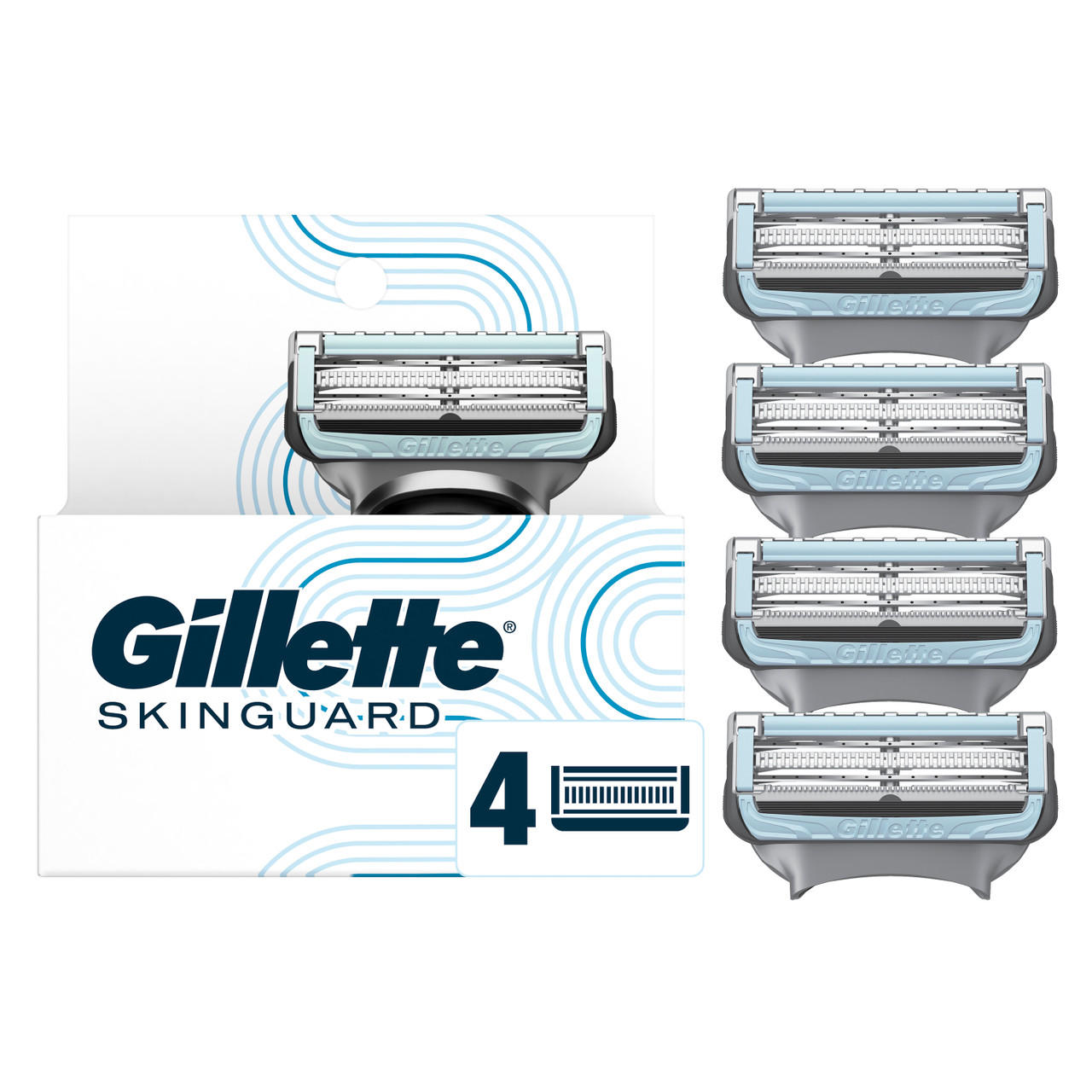 SkinGuard Razor Blades for Sensitive Skin - 4 Refills | Gillette