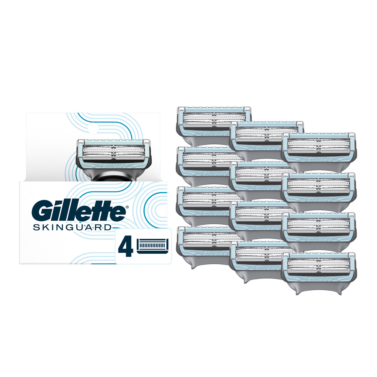 SkinGuard Razor Blades for Sensitive Skin - 12 Refills | Gillette