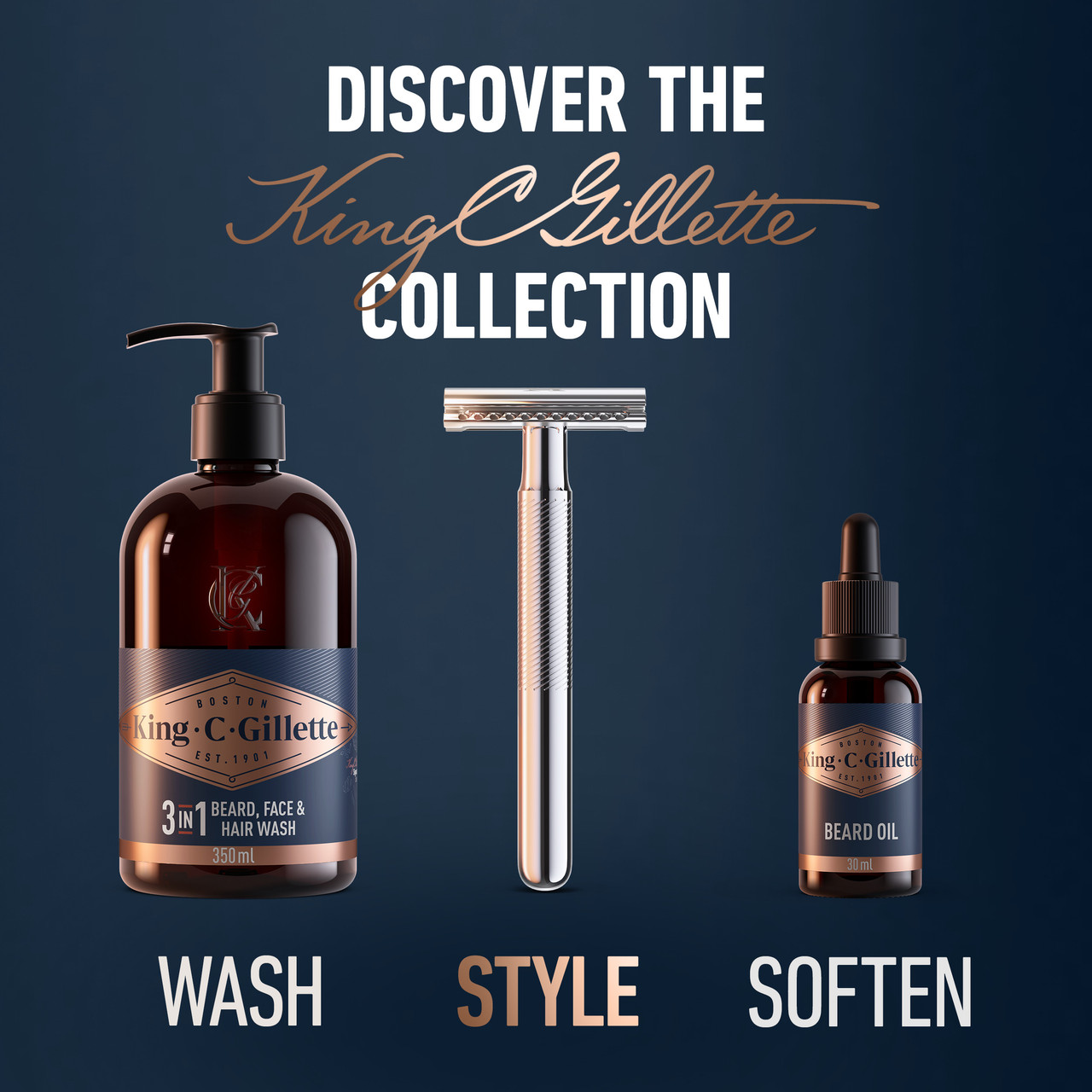 King C. Gillette Double Edge Safety Razor: Precision Shaving