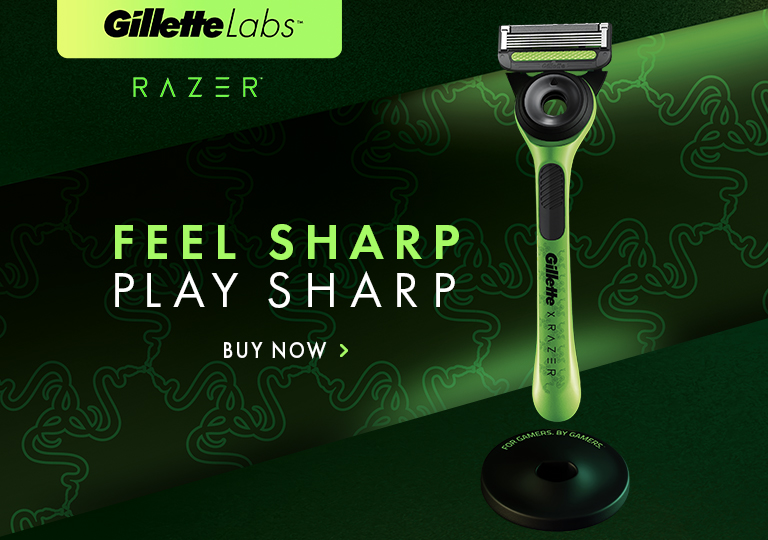 this razer is jin jia boh liao ... shaving also he go kacau ... shave ...