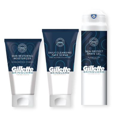 SkinGuard Sensitive Skin Kit: Scrub, Gel & More | Gillette