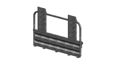 5' Wide Deluxe Rear Ramp Gate Kit - Westbrook Trailer Parts