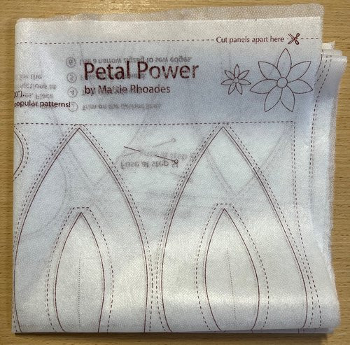 Petal Power Printed Interfacing