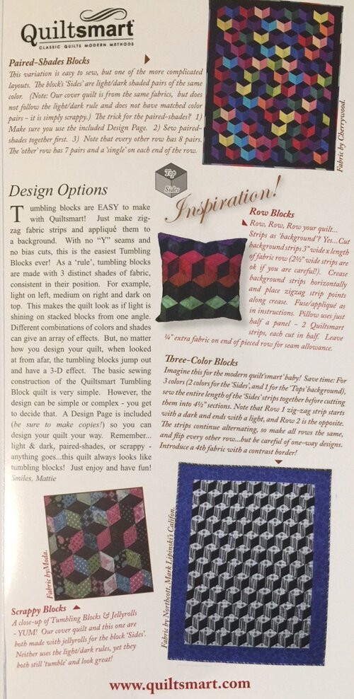 Tumbling Blocks - Quiltsmart