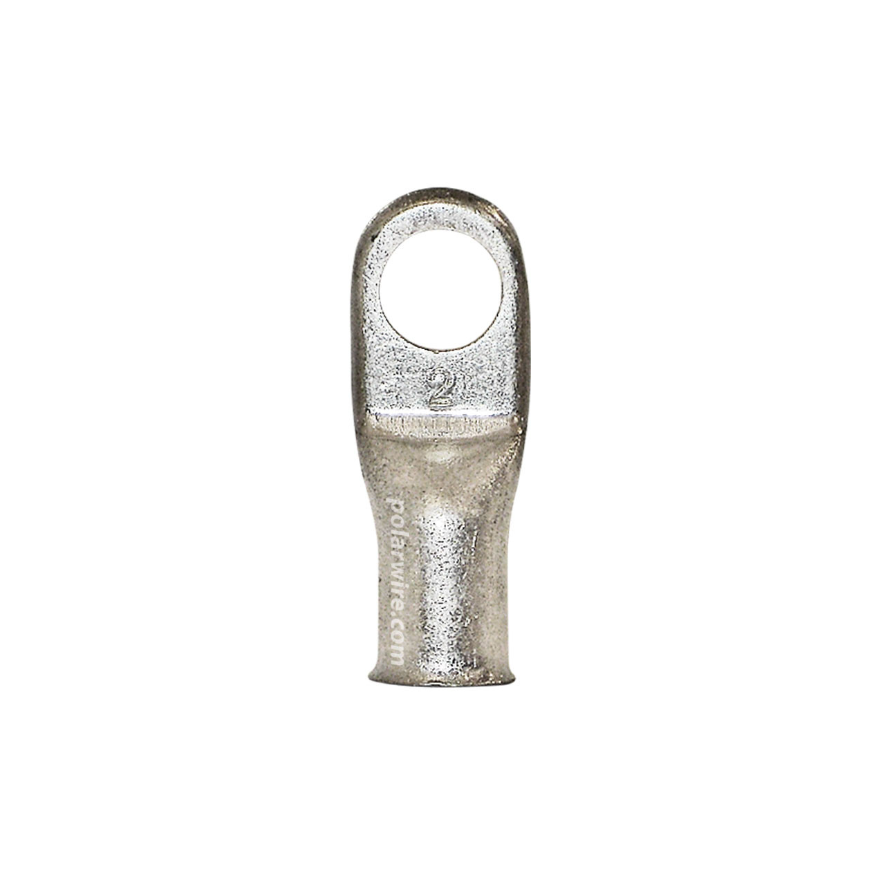 EYELET LUG 2GA 3/8" STUD PLATED COPPER - Polar Wire