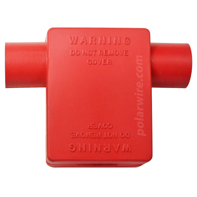 FLAG 2GA RED BATTERY BOOT - Polar Wire