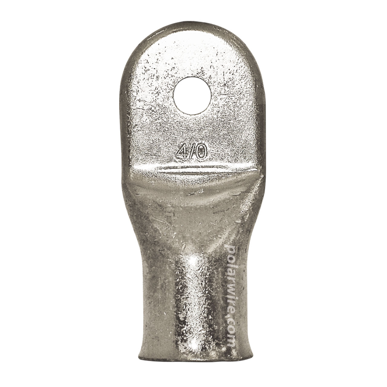 EYELET LUG 4/0 1/4" STUD PLATED COPPER - Polar Wire