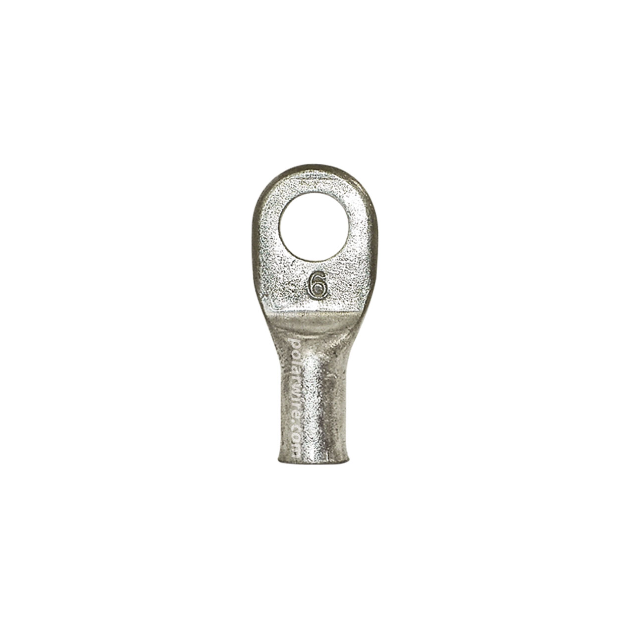 EYELET LUG 6GA 5/16" STUD PLATED COPPER - Polar Wire