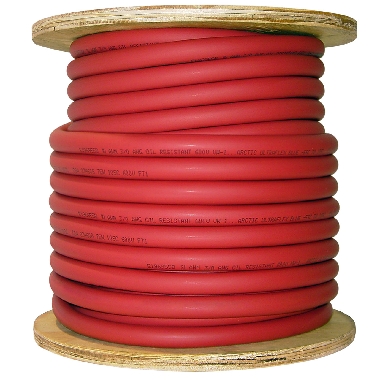 ARCTIC ULTRAFLEX 3/0 RED 100 FOOT ROLL - Polar Wire