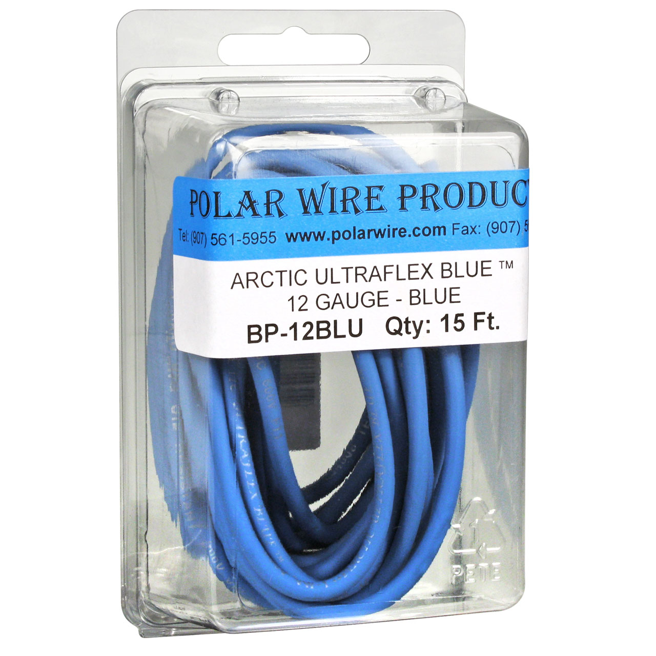 ARCTIC ULTRAFLEX 12GA BLUE 15 FOOT PACK - Polar Wire