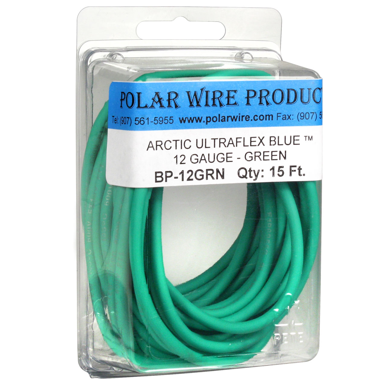 ARCTIC ULTRAFLEX 12GA GREEN 15 FOOT PACK - Polar Wire