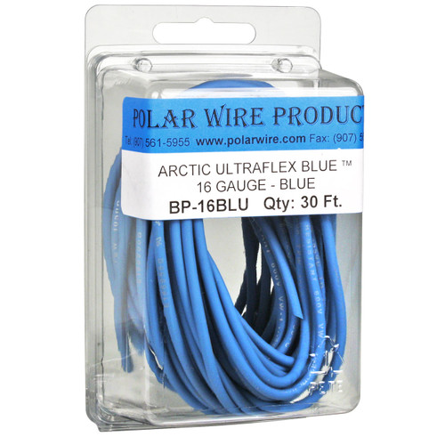 ARCTIC ULTRAFLEX 16GA BLUE 30 FOOT PACK - Polar Wire