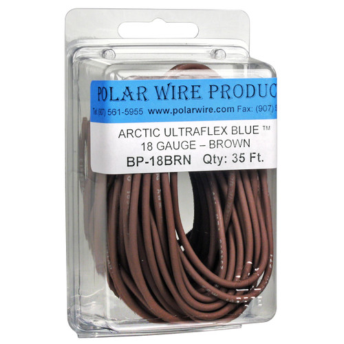 ARCTIC ULTRAFLEX 18GA BROWN 35 FOOT PACK - Polar Wire
