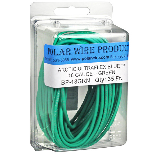 ARCTIC ULTRAFLEX 18GA GREEN 35 FOOT PACK - Polar Wire
