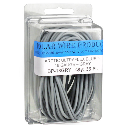 ARCTIC ULTRAFLEX 18GA GRAY 35 FOOT PACK - Polar Wire
