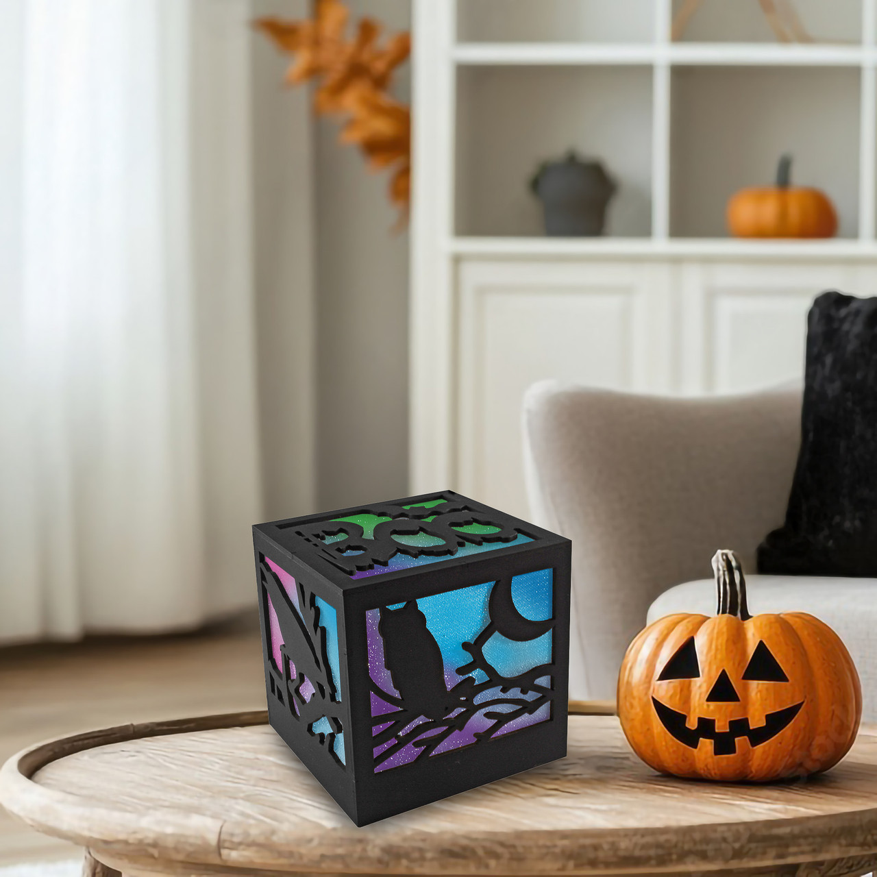 Battery Operated Color Changing Halloween Box - CeleBriteHome
