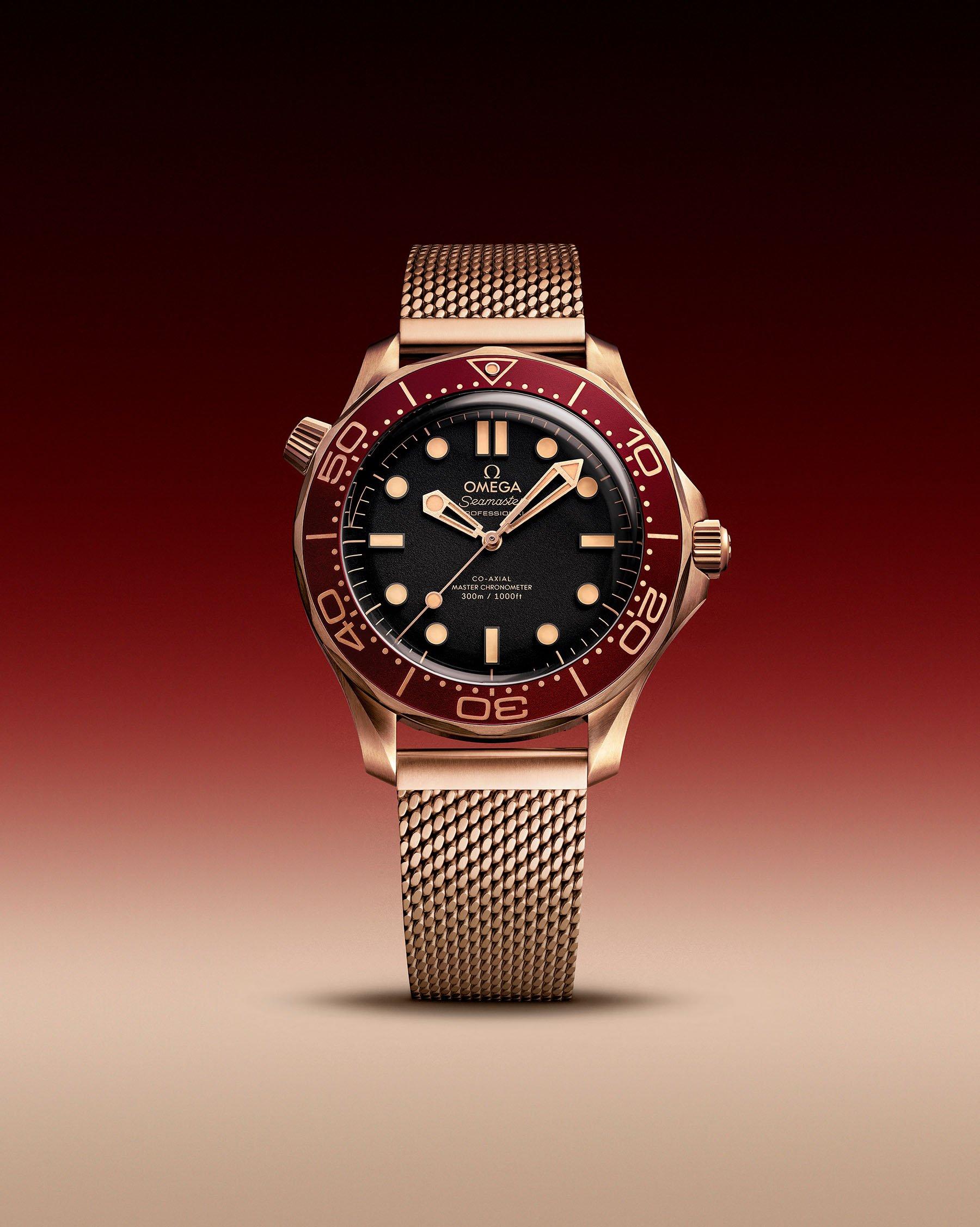The OMEGA Seamaster Diver 300M In Bronze Gold and Burgundy - Al ...