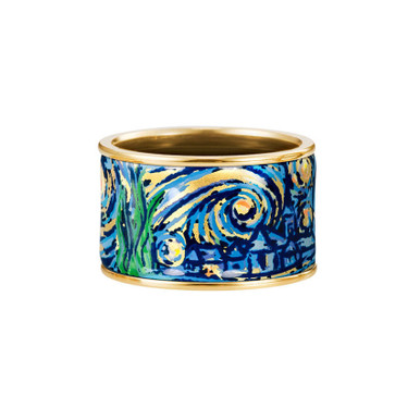 "Hommage à Vincent van Gogh ÉTERNITÉ Ring Diva" [VG 412D/3] VG 412D/3 ...