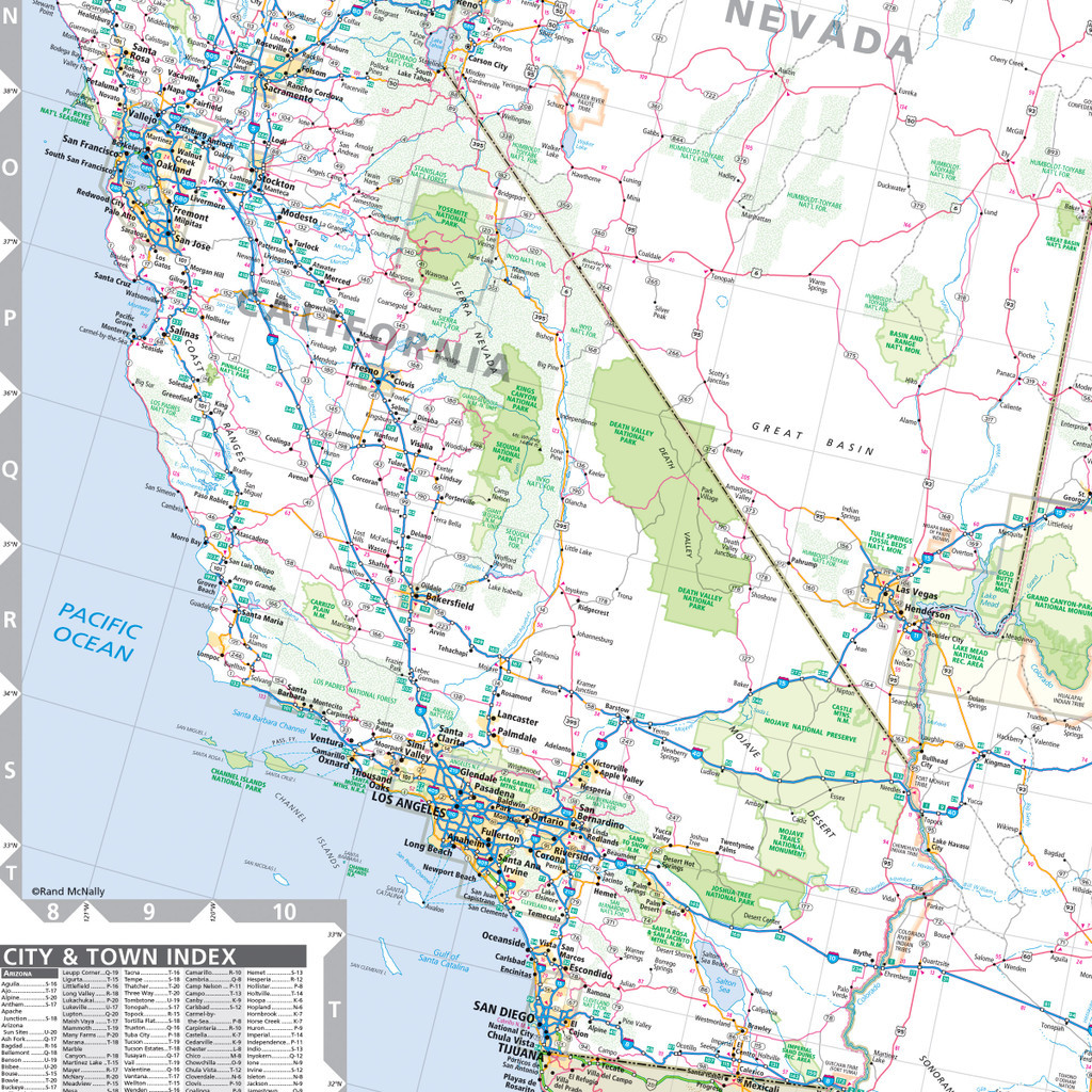 Foldable Map of Western US | Rand McNally Publishing