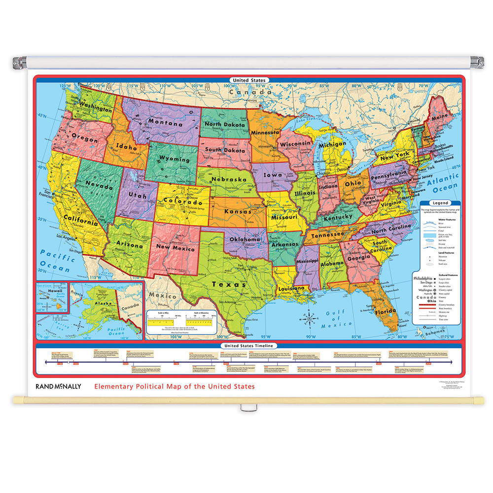 World Political Map For Students Elementary School Map