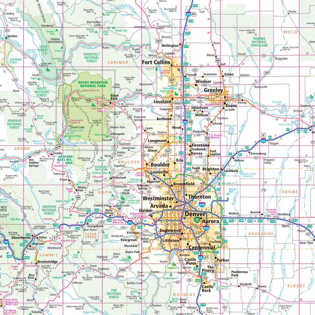 Colorado Map Of State Colorado: Facts, Map And State Symbols