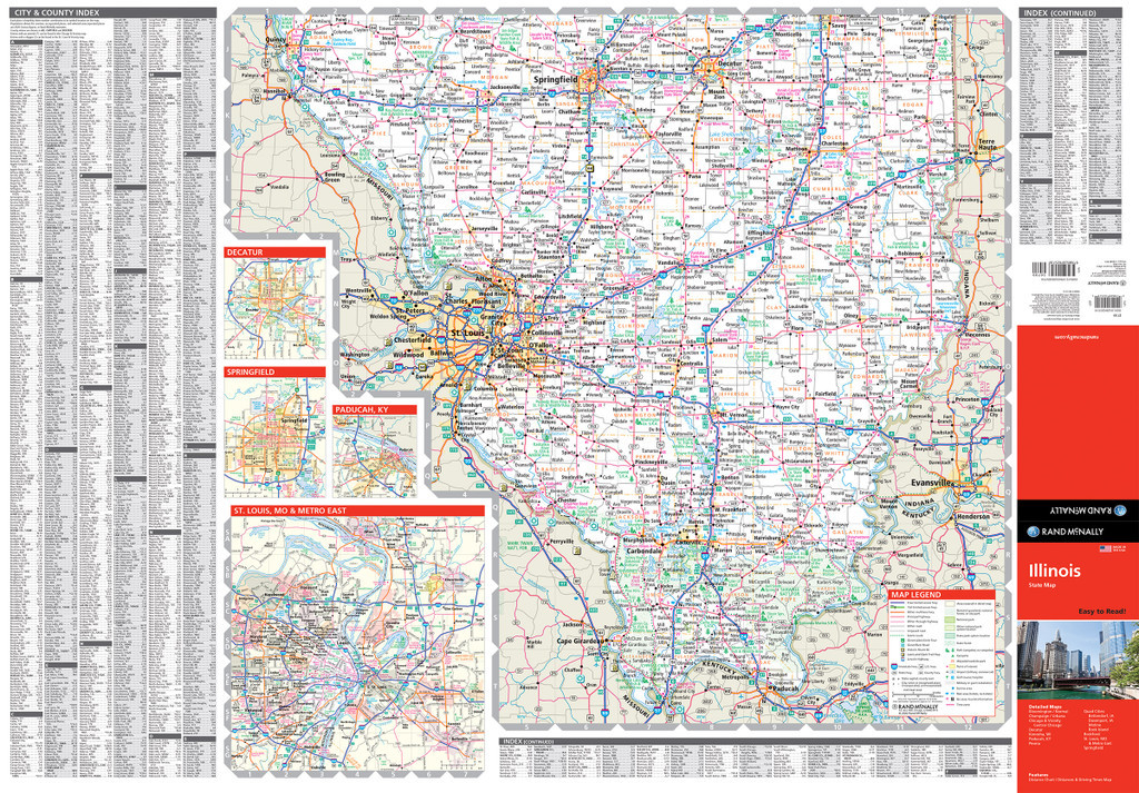 Detailed Map Of Illinois