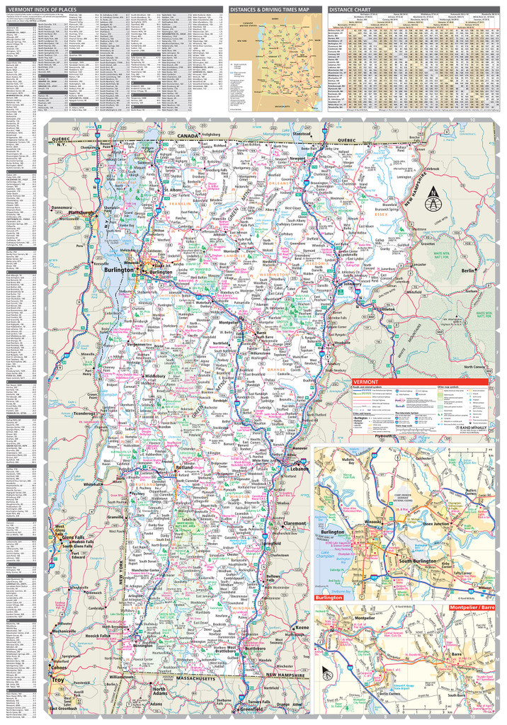 Mapa De New Hampshire Y Vermont New Hampshire And Vermont In December