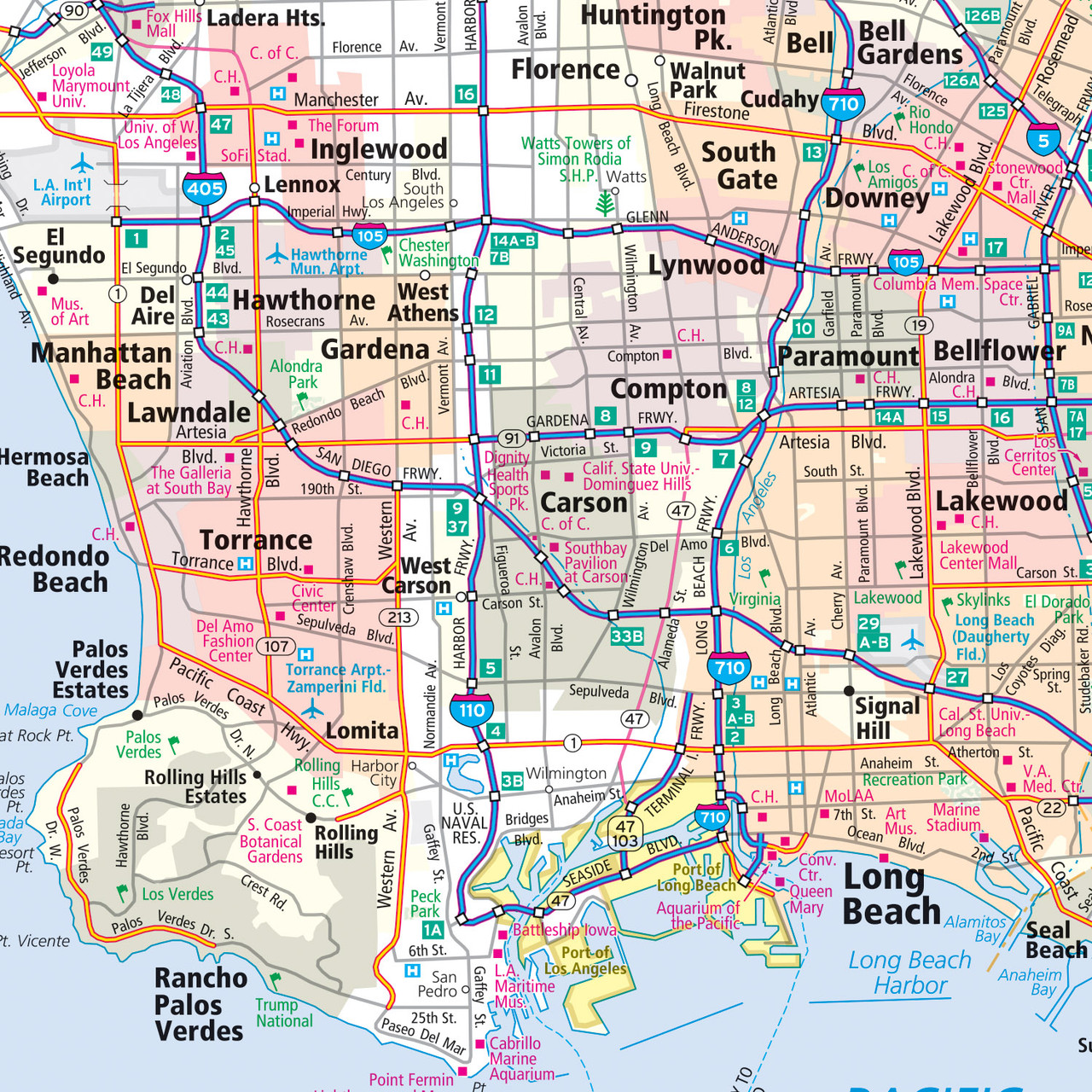 Foldable Southern California Map | Rand McNally Publishing