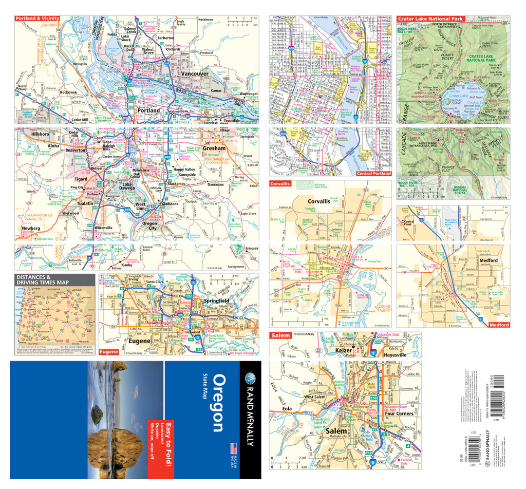 Oregon State Road Map With Cities Growing Oregon: The Battle Over The