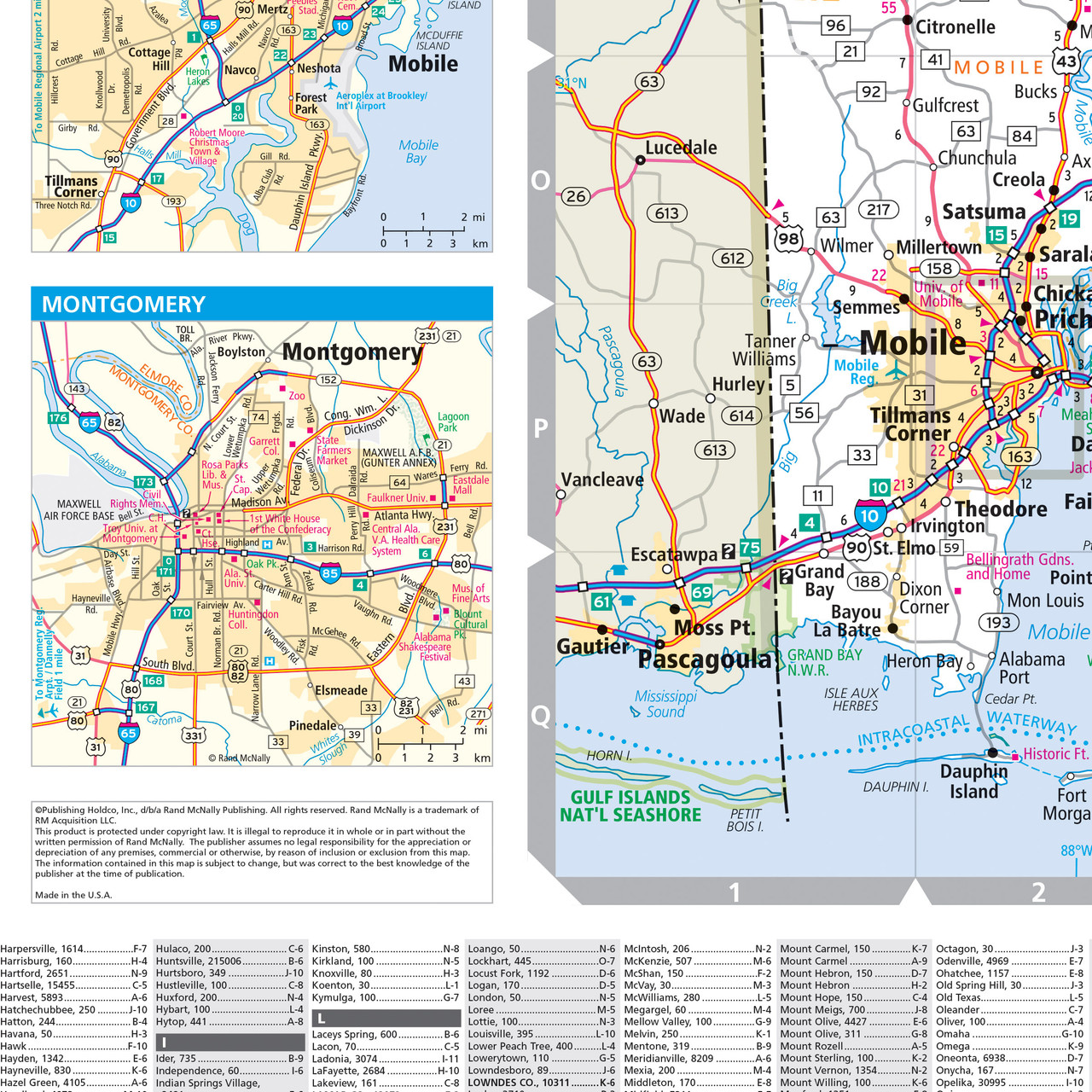 Alabama Map Highways