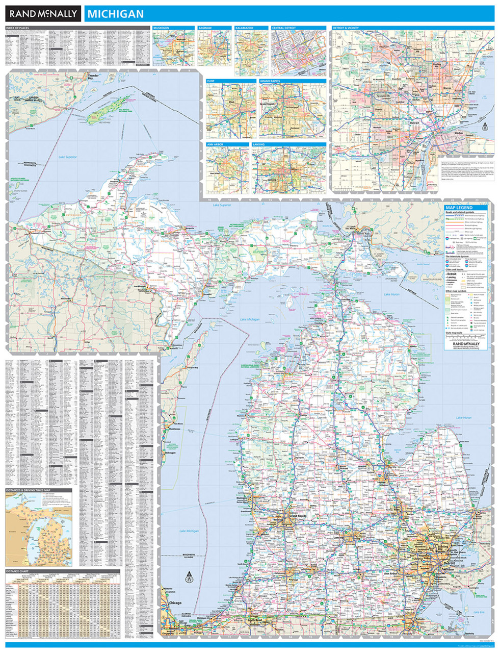Lake Michigan Mileage Chart